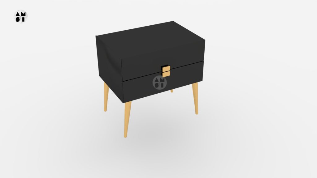 DUNA WOOD SIDE TABLE - AmsiAtelier